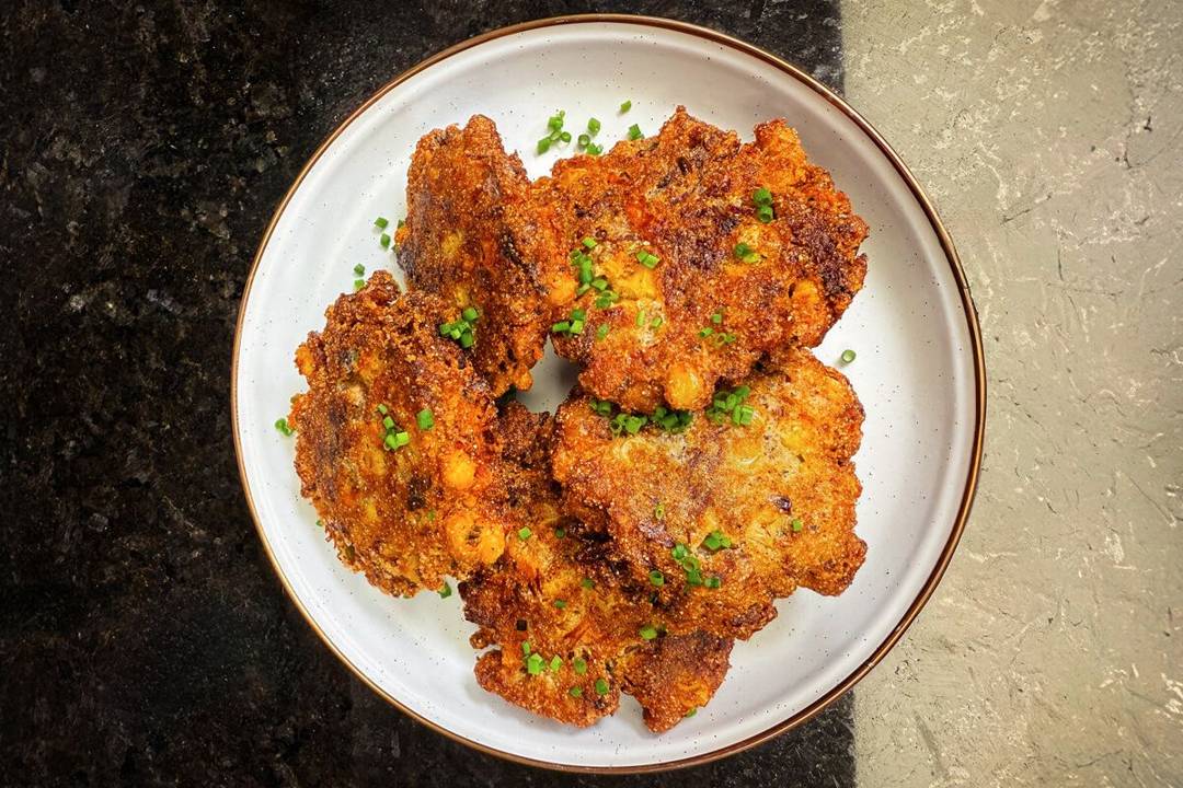 Beef and Corn Fritters