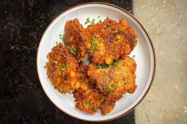Beef and Corn Fritters