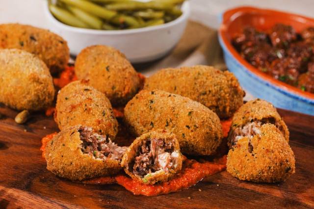 Beef and Potato Croquette