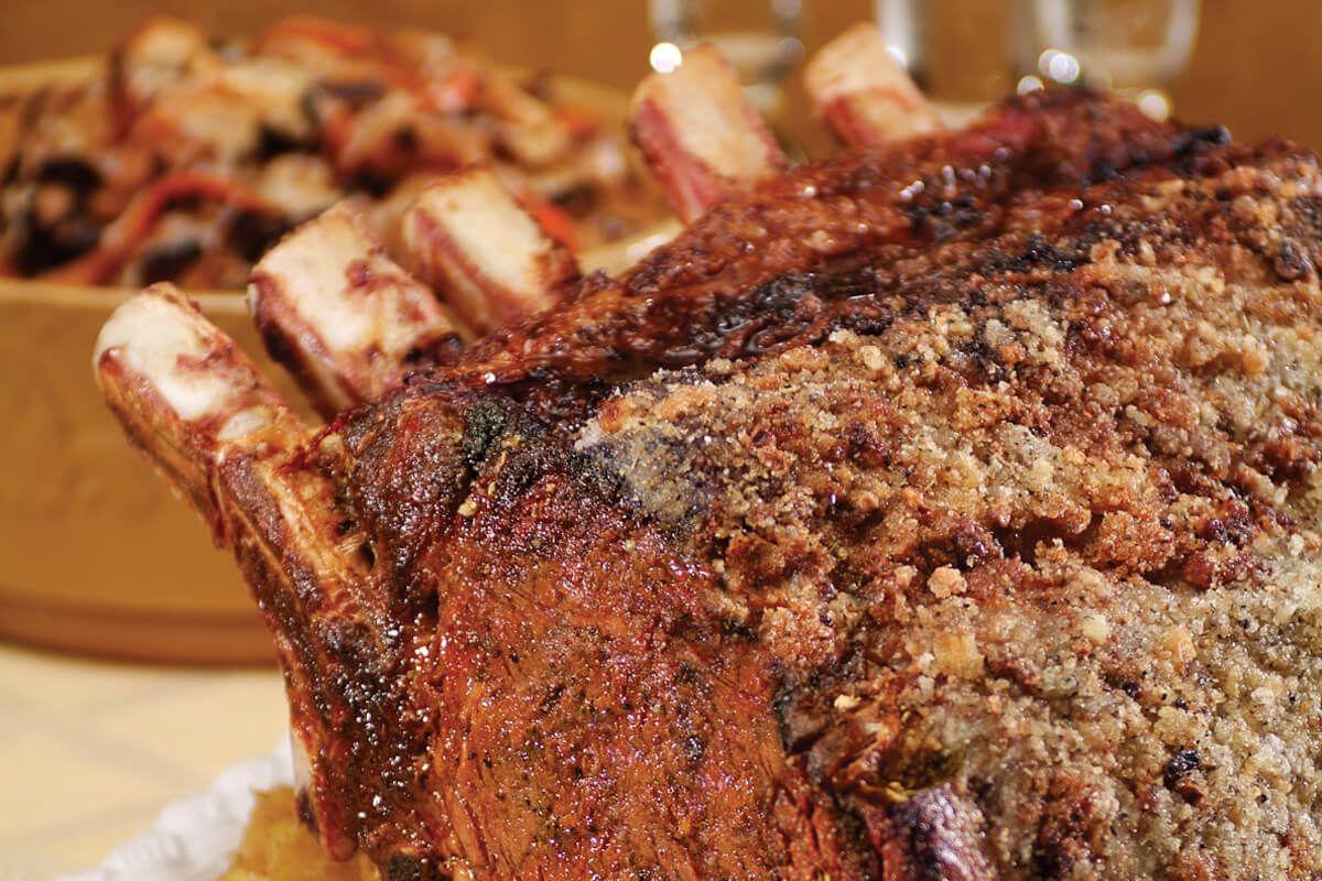 Slow Roasted Standing Rib Roast